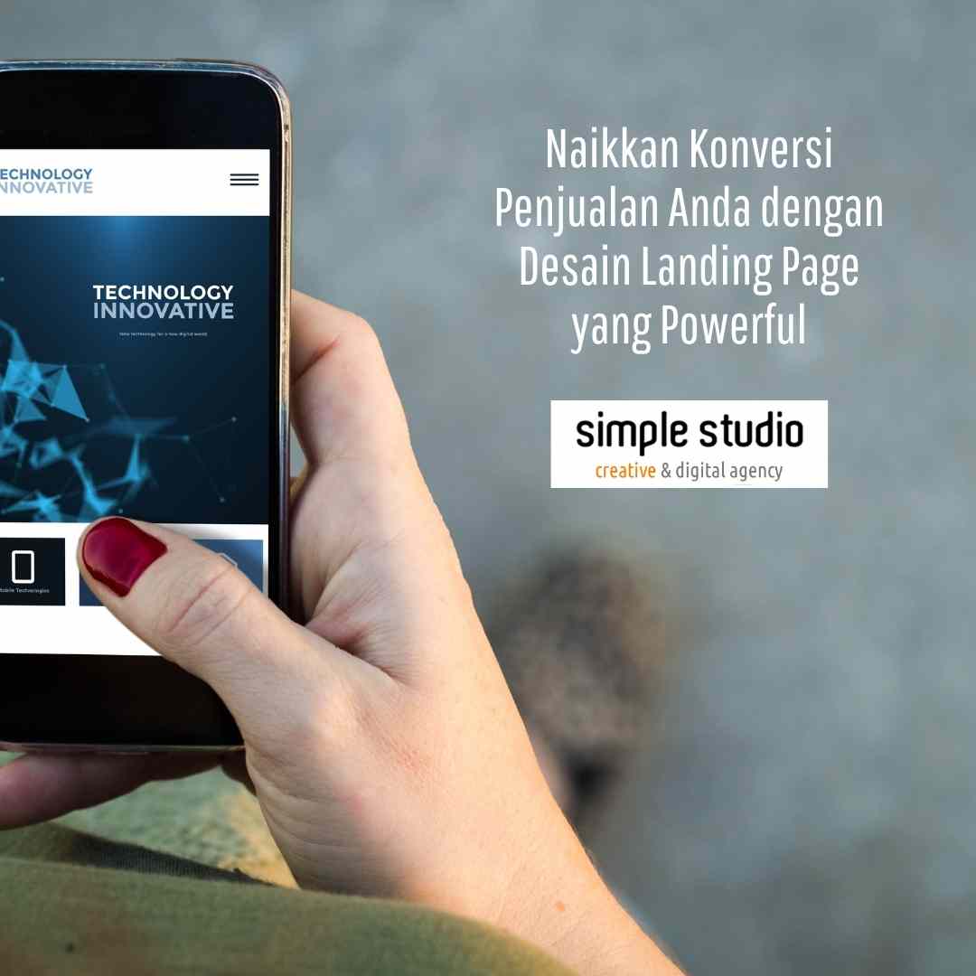 Jasa Desain Landing Page – Simple Studio